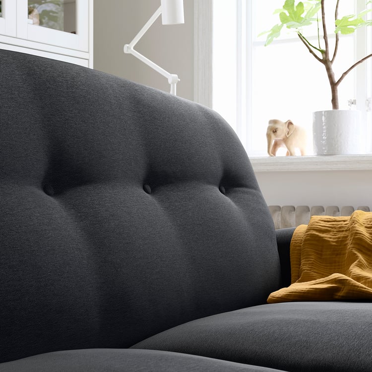 ESSEBODA 3-seat sofa, Knäbäck anthracite - IKEA