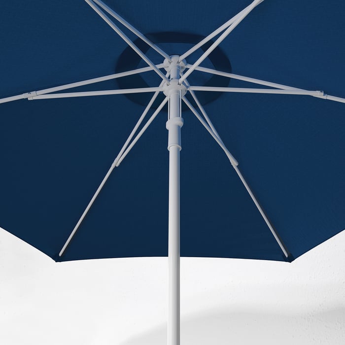 HÖGÖN parasol, dark blue, 270 cm - IKEA