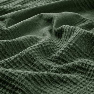 INDIRA bedspread, grey-green, 150x250 cm - IKEA