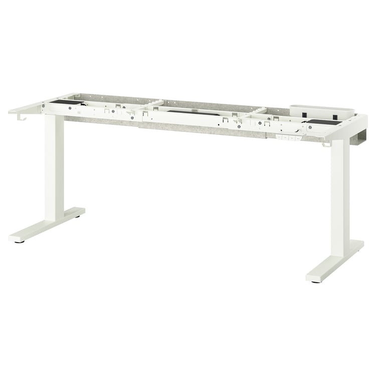 MITTZON underframe sit/stand for desk, electric/white, 120/140/160x60 ...