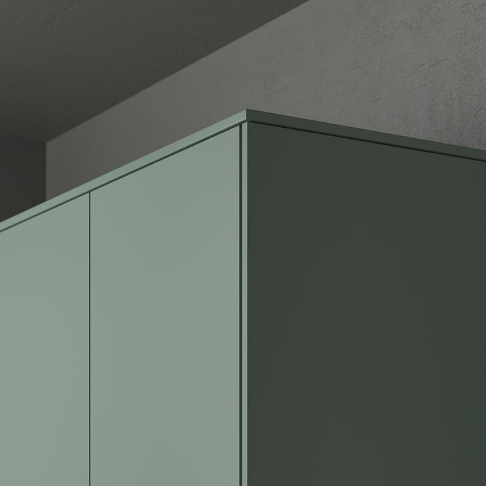 NICKEBO deco strip, matt grey-green, 221x1 cm - IKEA