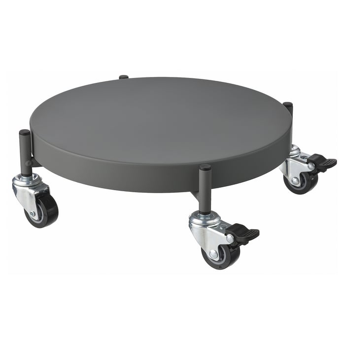 OLIVBLAD plant mover, in/outdoor dark grey, 32 cm - IKEA