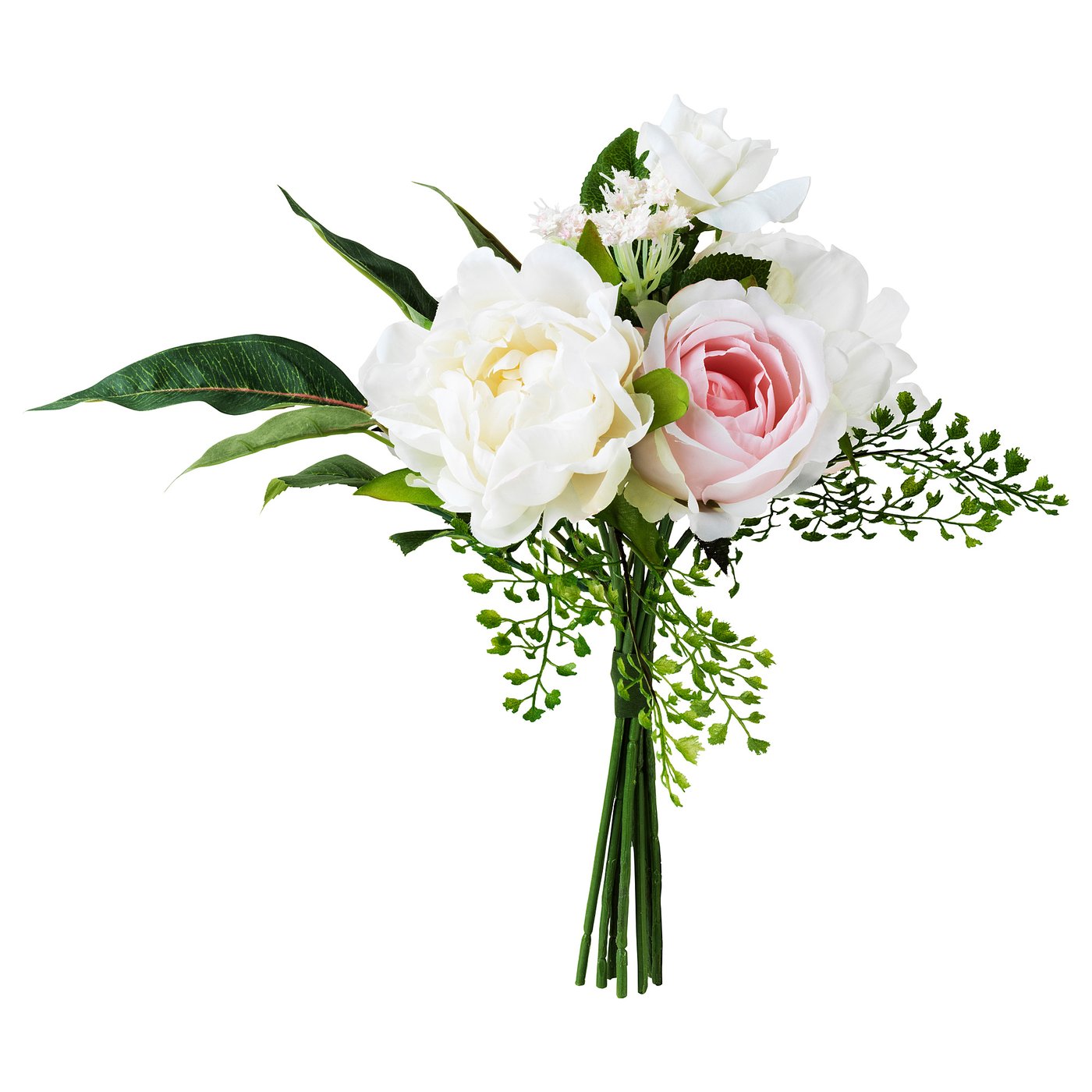 INBJUDEN Ramo de flores artificiais, rosa, 35 cm - IKEA