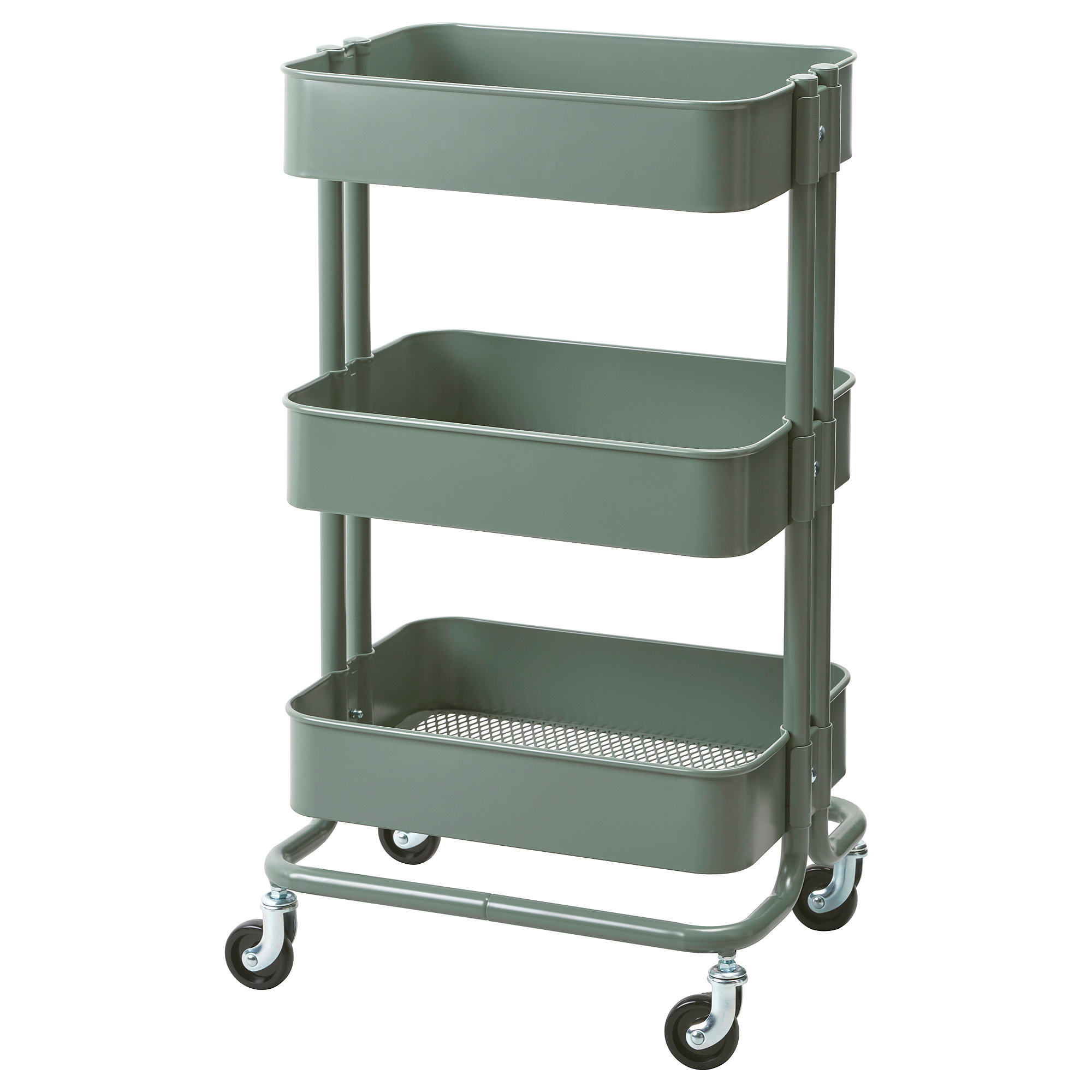 RÅSKOG Carrinho, preto - IKEA