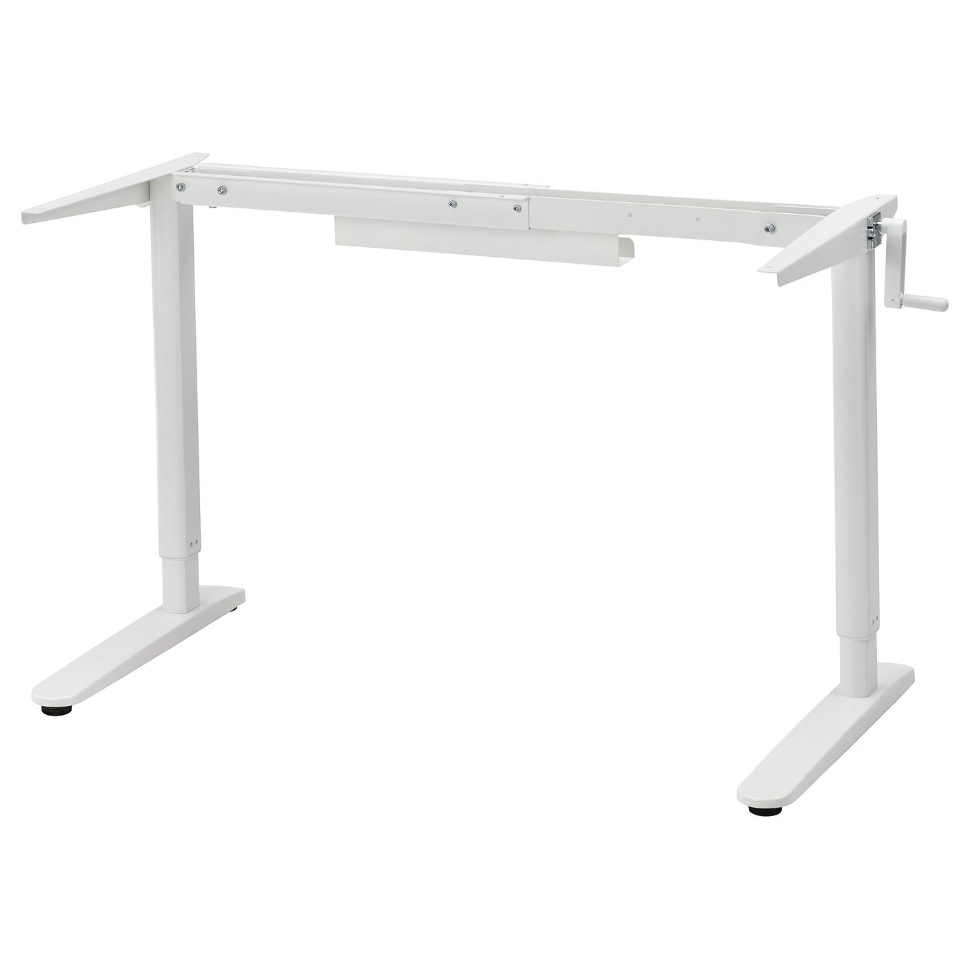 RELATERA estrut inf sentado/de pé p/tampo, branco, 90/117 cm - IKEA