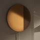 VARMBLIXT LED wall/mirror lamp, dimmable/bronze color round - IKEA CA