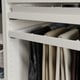 KOMPLEMENT pull-out trouser hanger, white, 100x58 cm (393/8x227/8") - IKEA