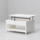 VITTERYD adjustable coffee table, white, 381/4" - IKEA