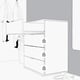 STOREMOLLA 8-drawer dresser, gray-brown stained, 673/8x195/8x357/8" - IKEA