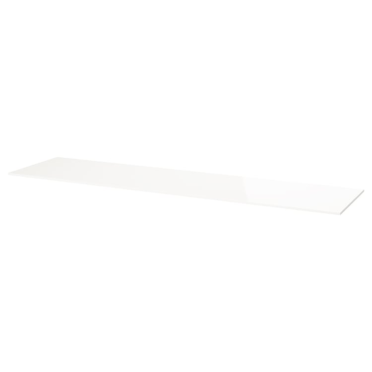 BESTÅ top panel, high-gloss white, 180x42 cm - IKEA