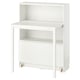 BILLY bookcase with desk and drawer, white, 80x106 cm - IKEA