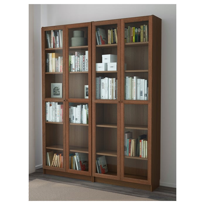 Buy Bookcase with Glass Doors Online Qatar - IKEA