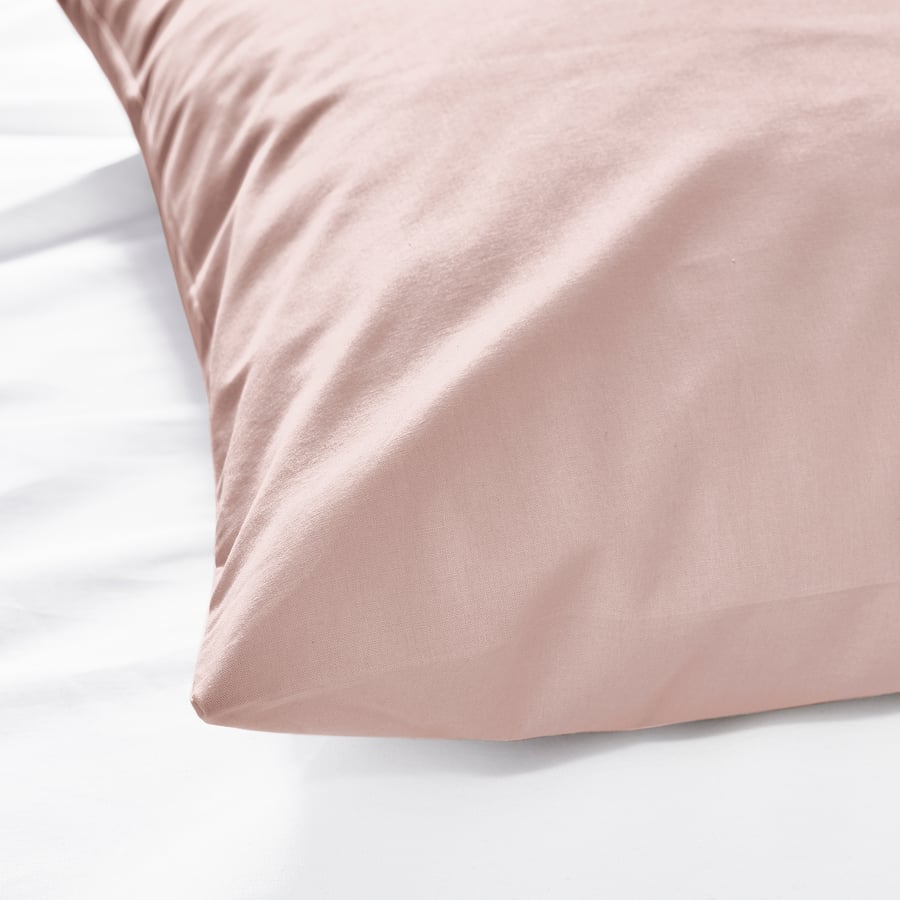 DVALA pillowcase, light pink, 50x80 cm - IKEA