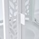 ENRUM lantern f block candle, in/outdoor, white, 28 cm - IKEA