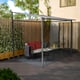GUNNÖN Gazebo, dark grey/grey, 238x233 cm - IKEA