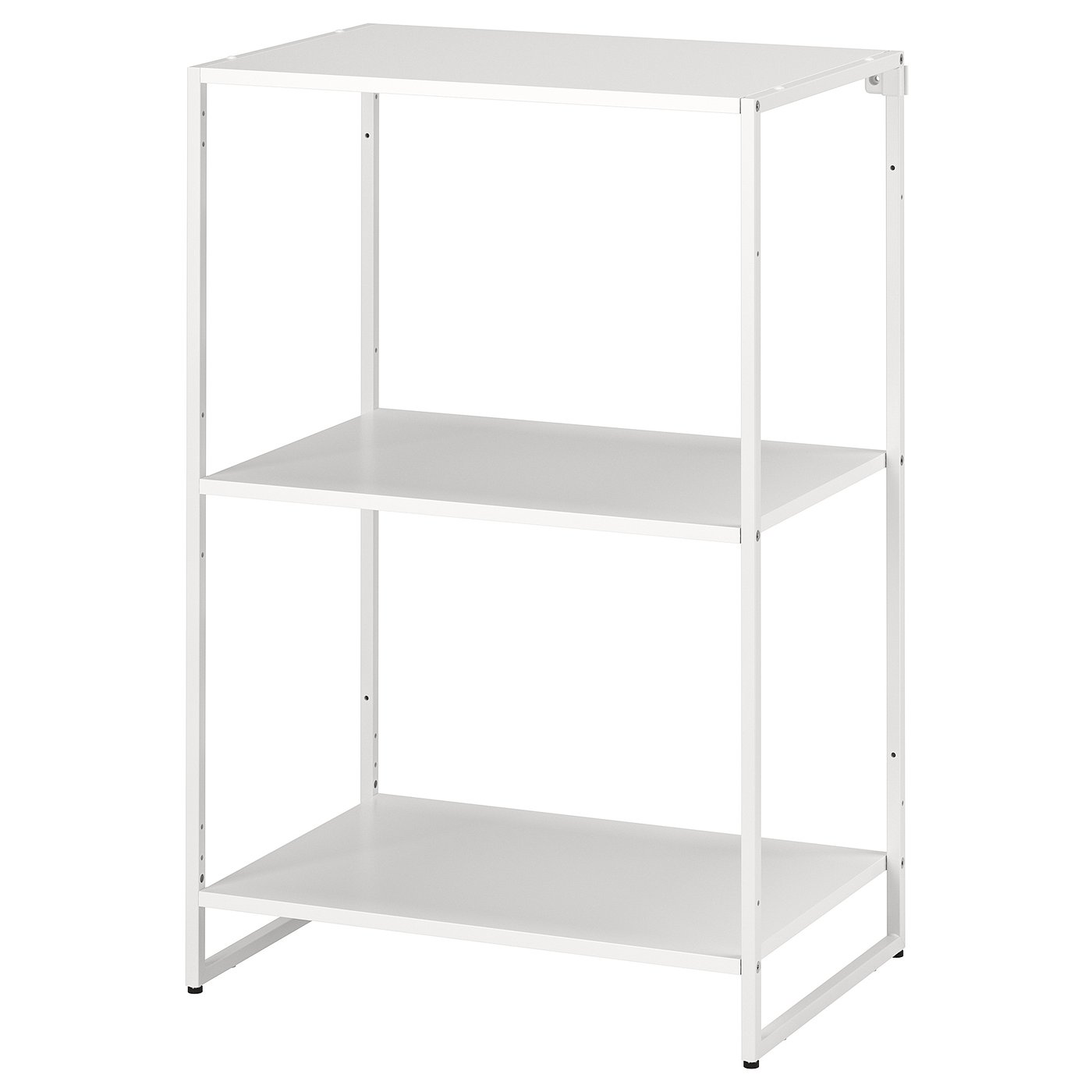 JOSTEIN shelving unit, in/outdoor/metal white, 61x40x90 cm - IKEA