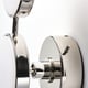KABOMBA LED wall lamp, dimmable chrome-plated/glossy, 47x14 cm - IKEA