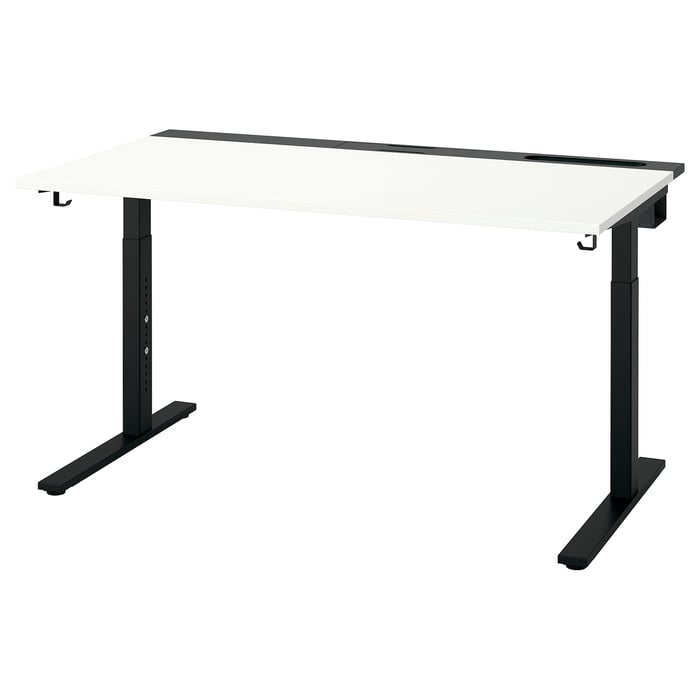 MITTZON underframe for desk, black, 120/140/160x80 cm - IKEA