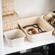NOJIG organiser, plastic/beige, 10x10x5 cm - IKEA