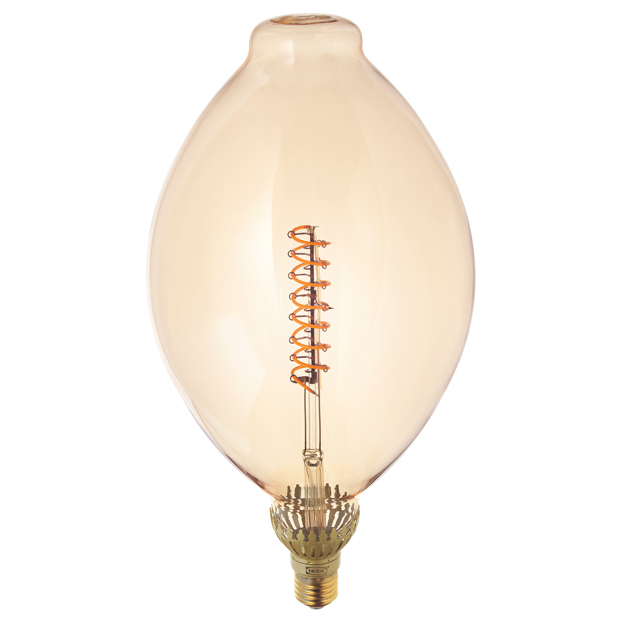 ROLLSBO LED bulb E27 400 lumen, dimmable/balloon-shaped brown clear ...