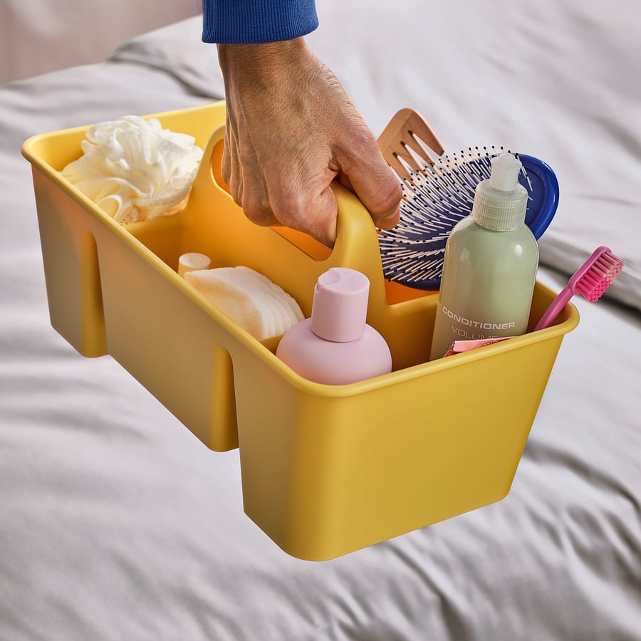 STACKSTOD Desk organiser - yellow - IKEA