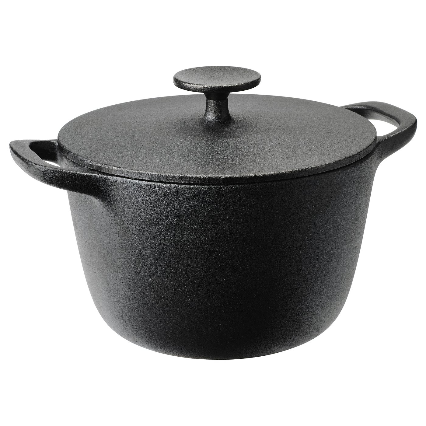 VARDAGEN Pot with lid - cast iron - IKEA