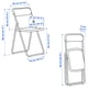 VIHALS folding chair, white - IKEA