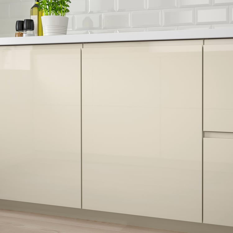 VOXTORP door, high-gloss light beige, 40x40 cm - IKEA
