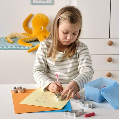 BLÅVINGAD forme pastă modelatoare, set 5piese, aluminiu - IKEA