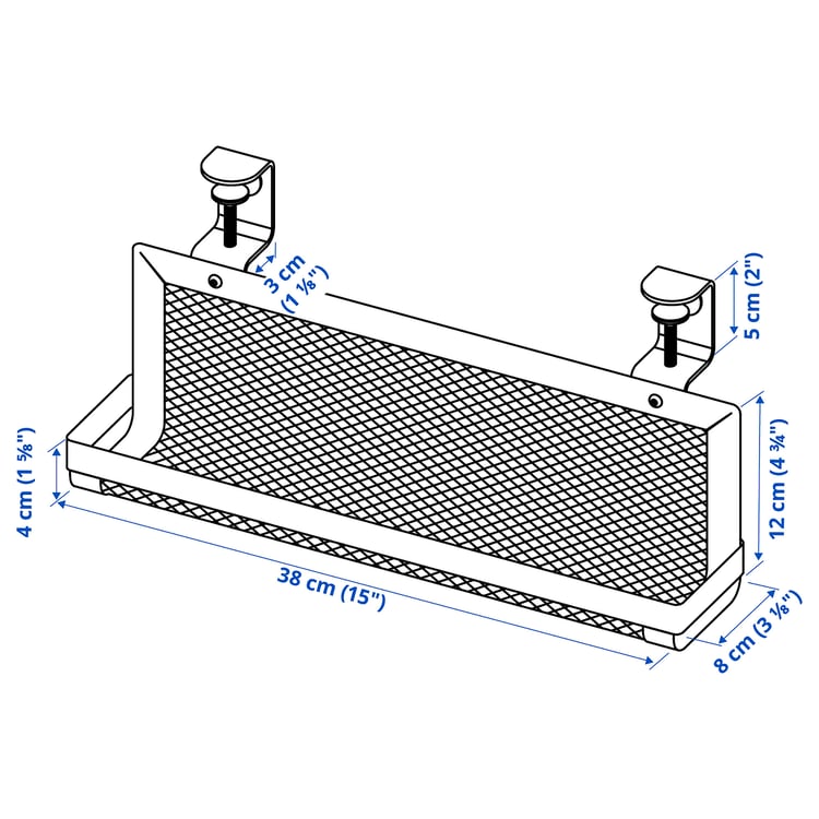 FÖRSÄSONG suport organizare cabluri, alb, 38 cm - IKEA