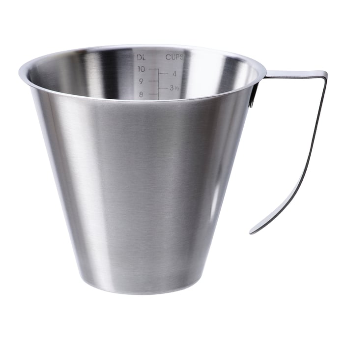 IDEALISK pahar gradat, gradat/inox, 1 l - IKEA