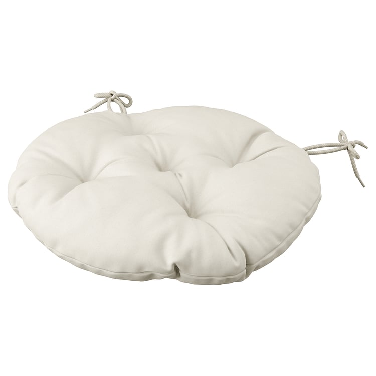 KUDDARNA pernă scaun exterior, gri deschis-bej, 35 cm - IKEA