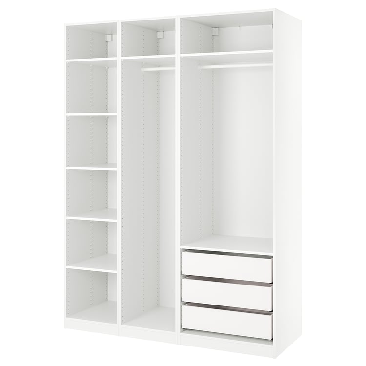 PAX dulap, alb, 175x58x236 cm - IKEA