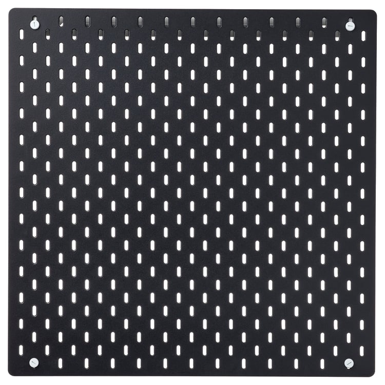 SKÅDIS panou perforat, negru, 56x56 cm - IKEA