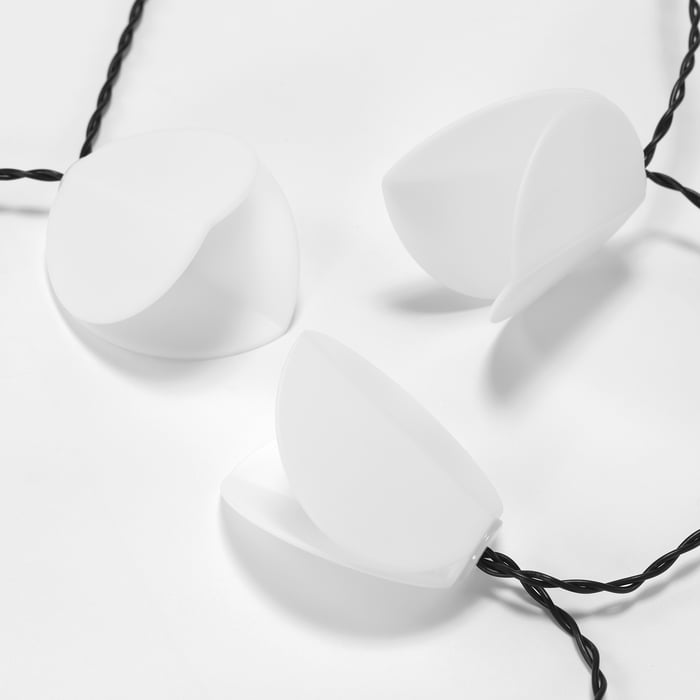 SOLVINDEN ghirlanda LED 12 becuri, energie solară/frunză - IKEA
