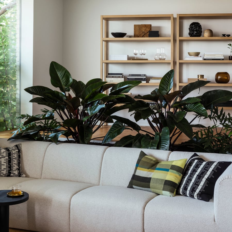 STOCKHOLM 2025 canapea 4 locuri, Djurmo gri/alb - IKEA