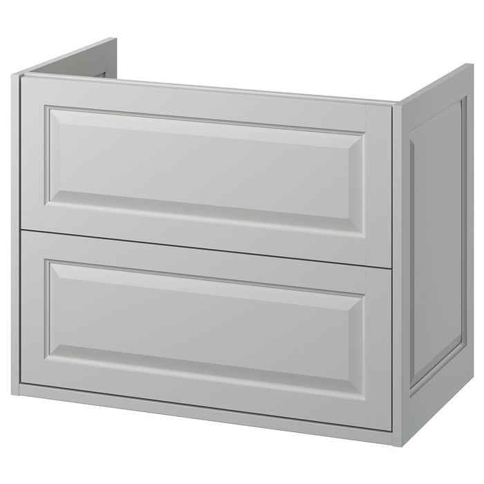 TÄNNFORSEN mască lavoar cu sertare, gri, 80x48x63 cm - IKEA