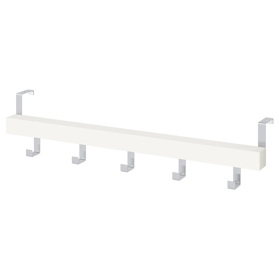 TJUSIG Cuier uşă/perete, alb, 60 cm - IKEA