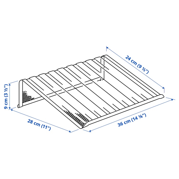DRÖNJÖNS podloga za laptop, bela - IKEA