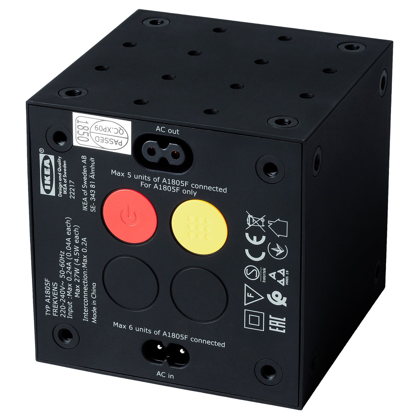 FREKVENS LED višenamenska rasveta, crna | MONTIKEA