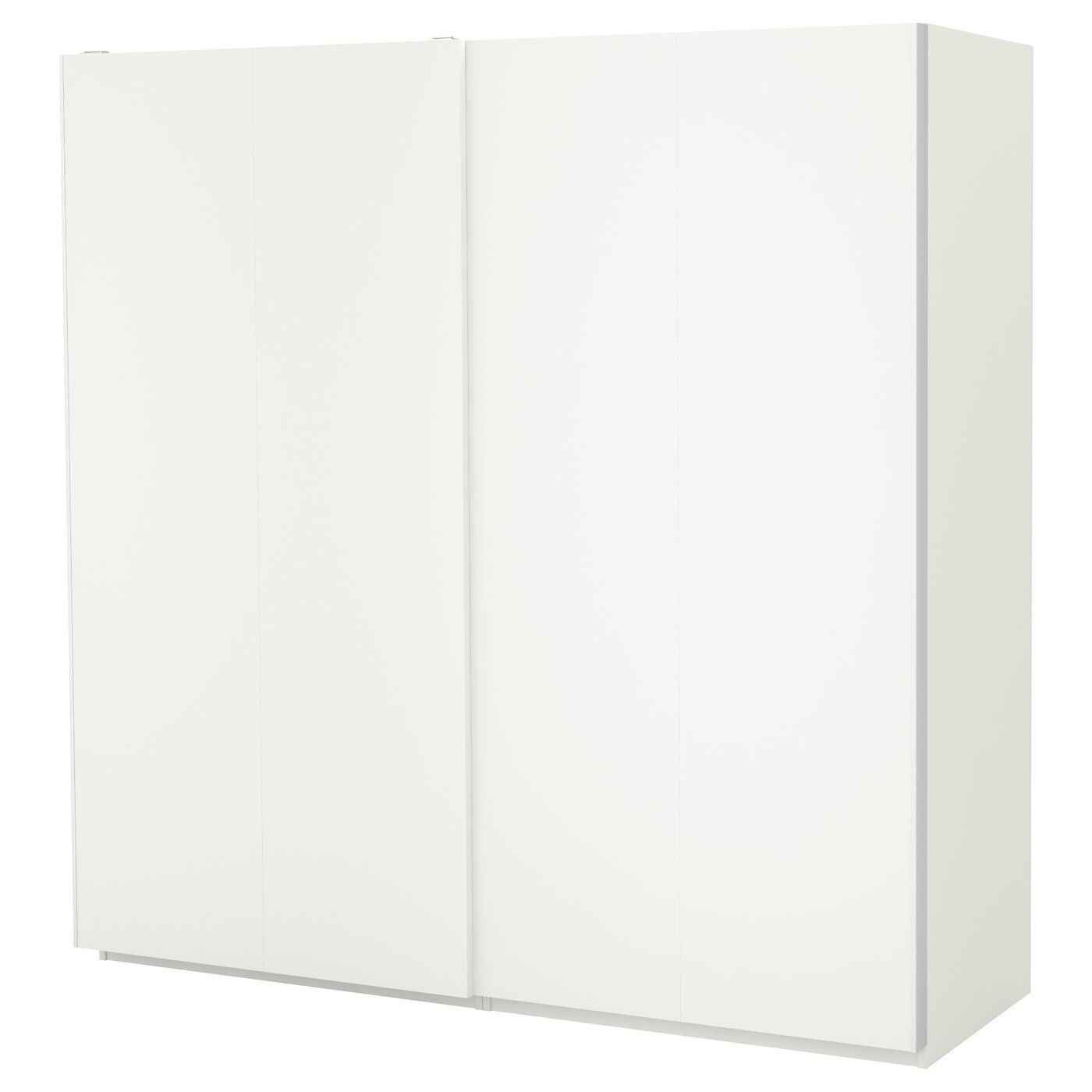 PAX / HASVIK Garderober, bela/bela, 200x66x201 cm | MONTIKEA