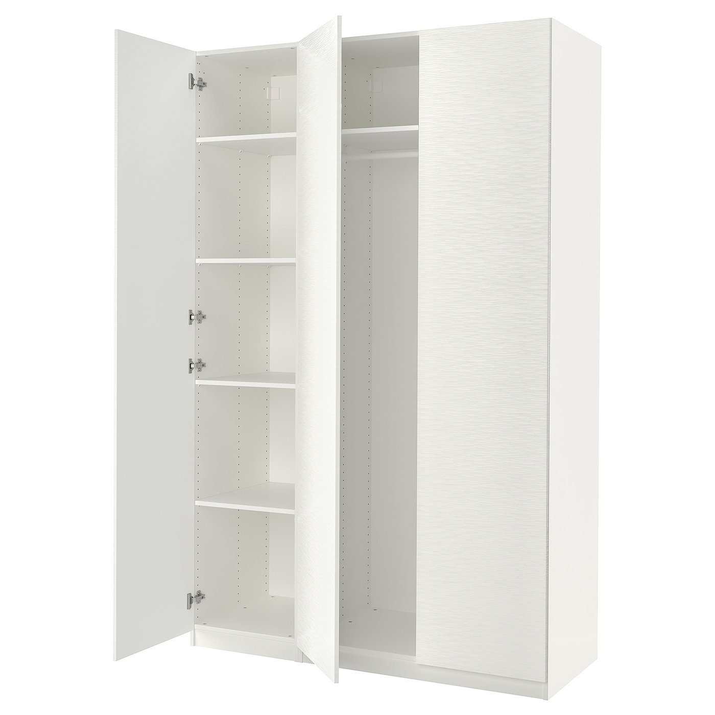 PAX / VINTERBRO Kombinacija garderobera, bela/bela, 150x60x236 cm ...