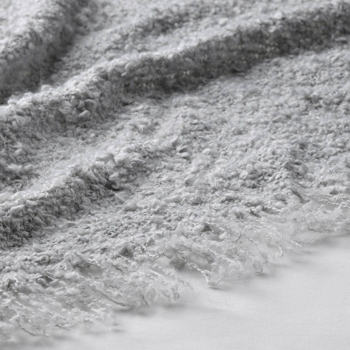 SANDBRODD Tanko ćebe, sivo-plava, 130x170 cm | MONTIKEA