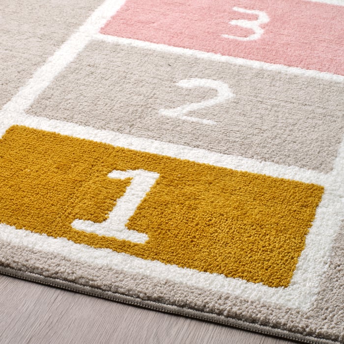 STÄPPSPARV tepih, bež, 100x160 cm - IKEA