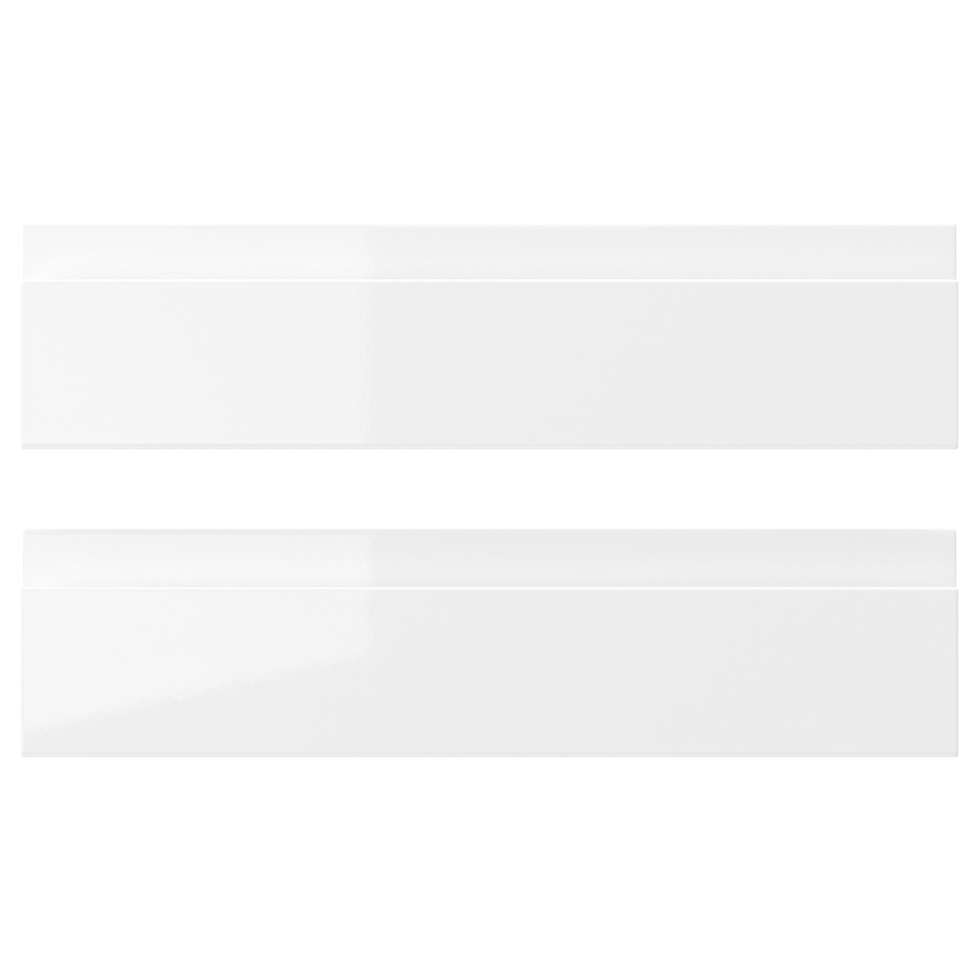 VOXTORP front fioke, v. sjaj bela, 40x10 cm - IKEA