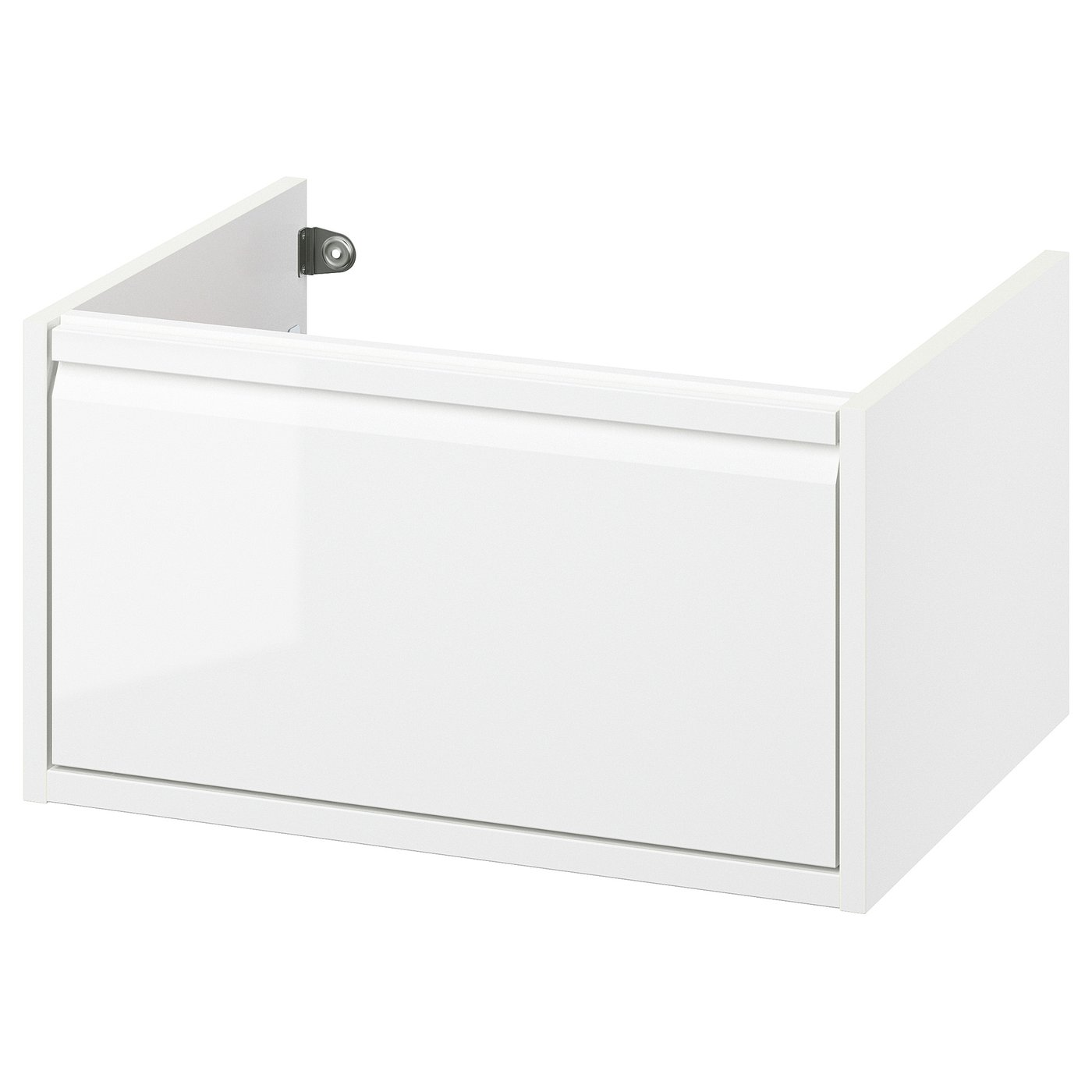 ÄNGSJÖN wash-stand with drawer, high-gloss white, 60x48x33 cm - IKEA
