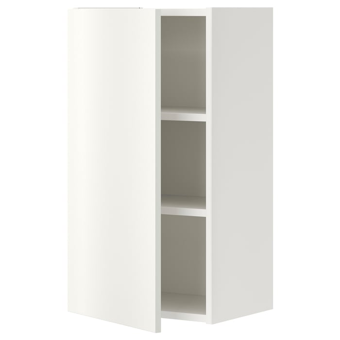 ENHET wall cb w 2 shlvs/door, white, 40x32x75 cm - IKEA