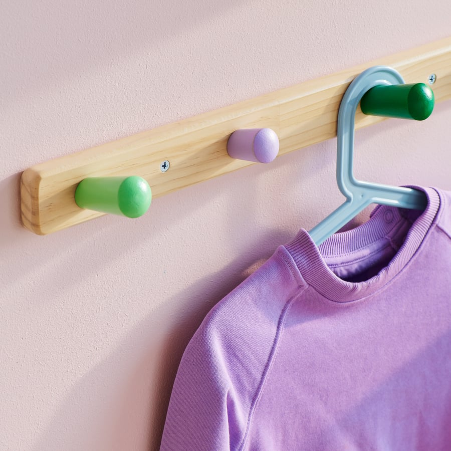 FLISAT knob rack with 4 knobs - IKEA