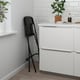 FRANKLIN bar stool with backrest, foldable, counter height black/black ...