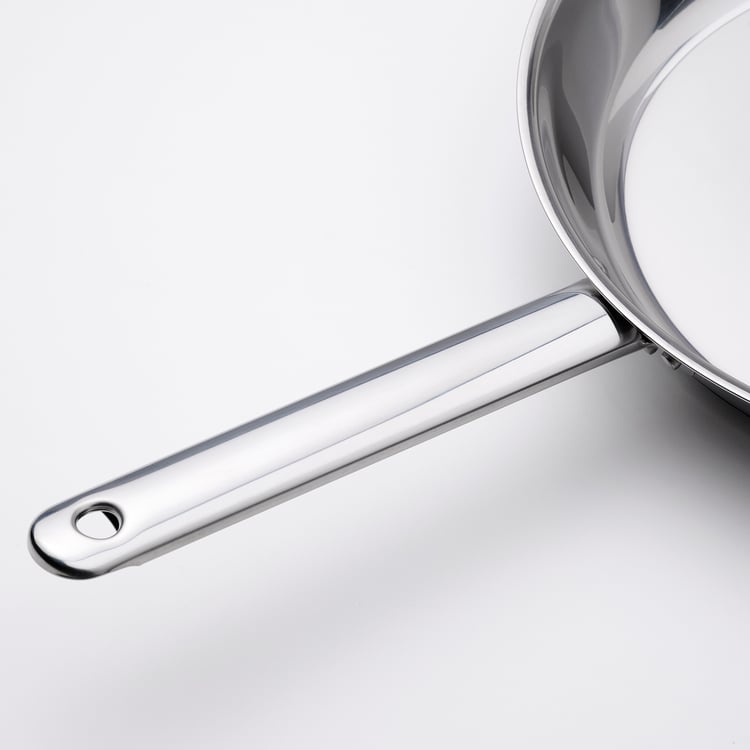 Durable Stainless Steel Frying Pan 28 cm - IKEA
